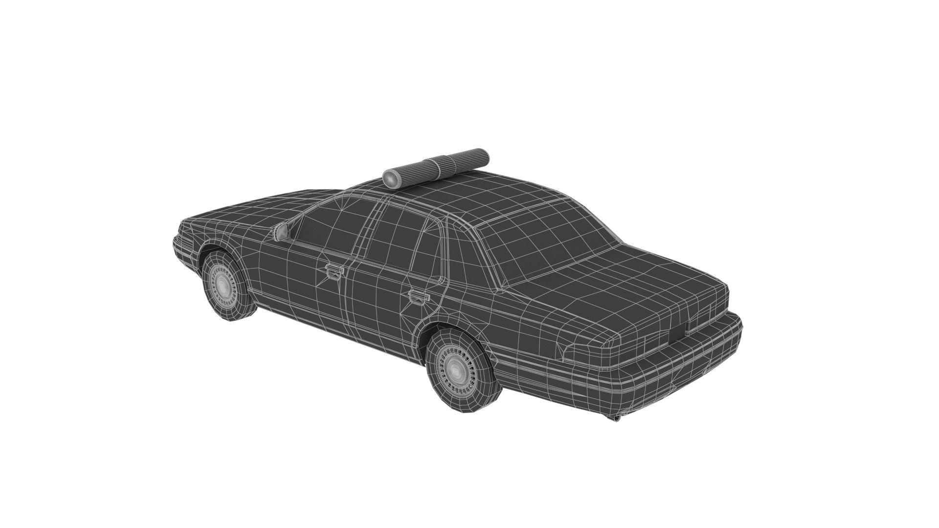 3D model Ford Crown Victoria Police Classic - TurboSquid 1805845