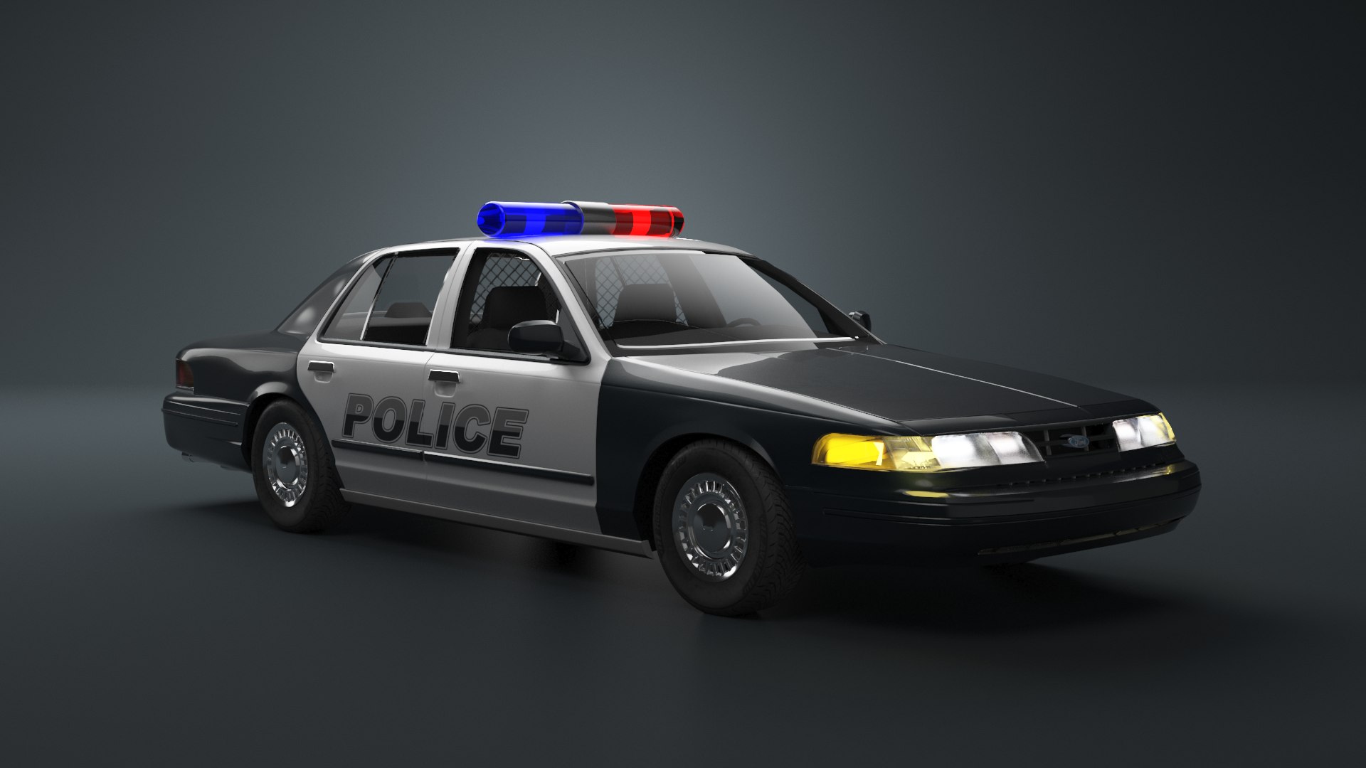 3D model Ford Crown Victoria Police Classic - TurboSquid 1805845