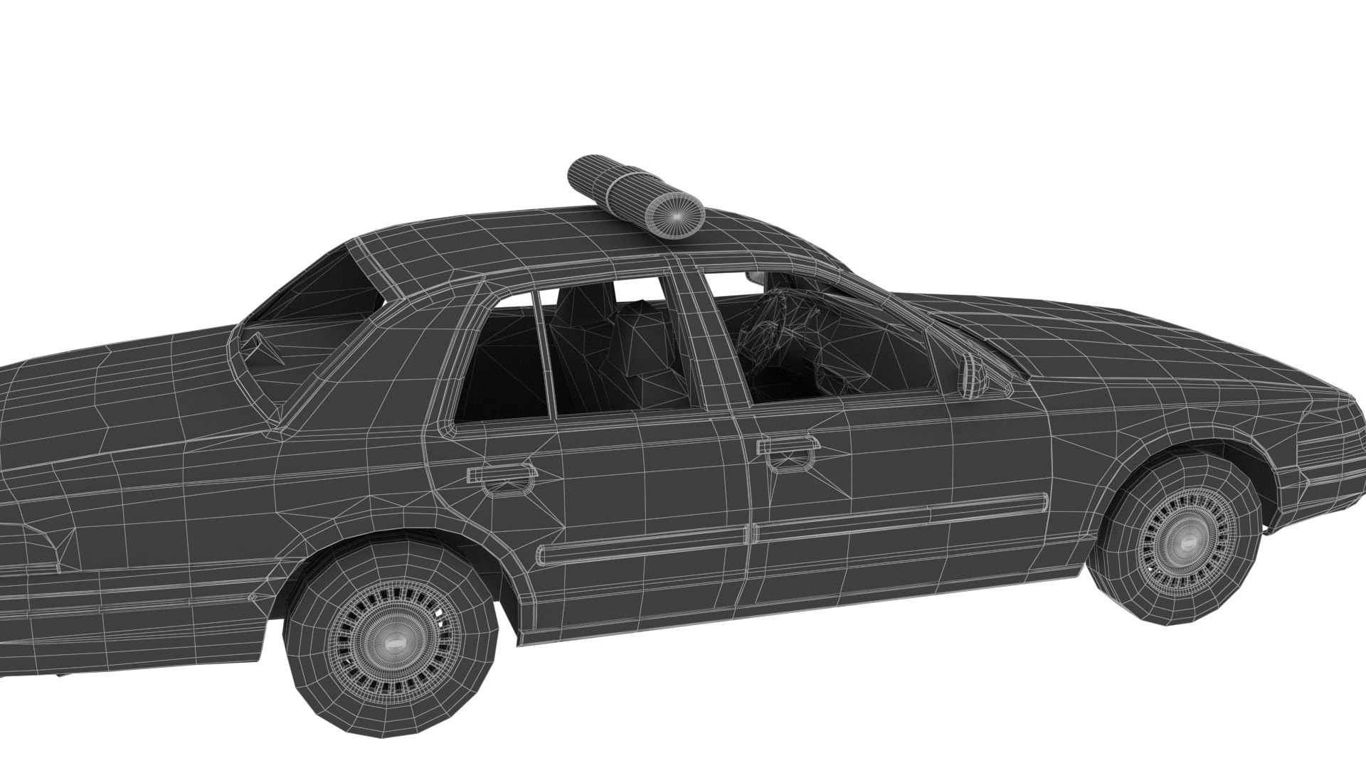 3D model Ford Crown Victoria Police Classic - TurboSquid 1805845