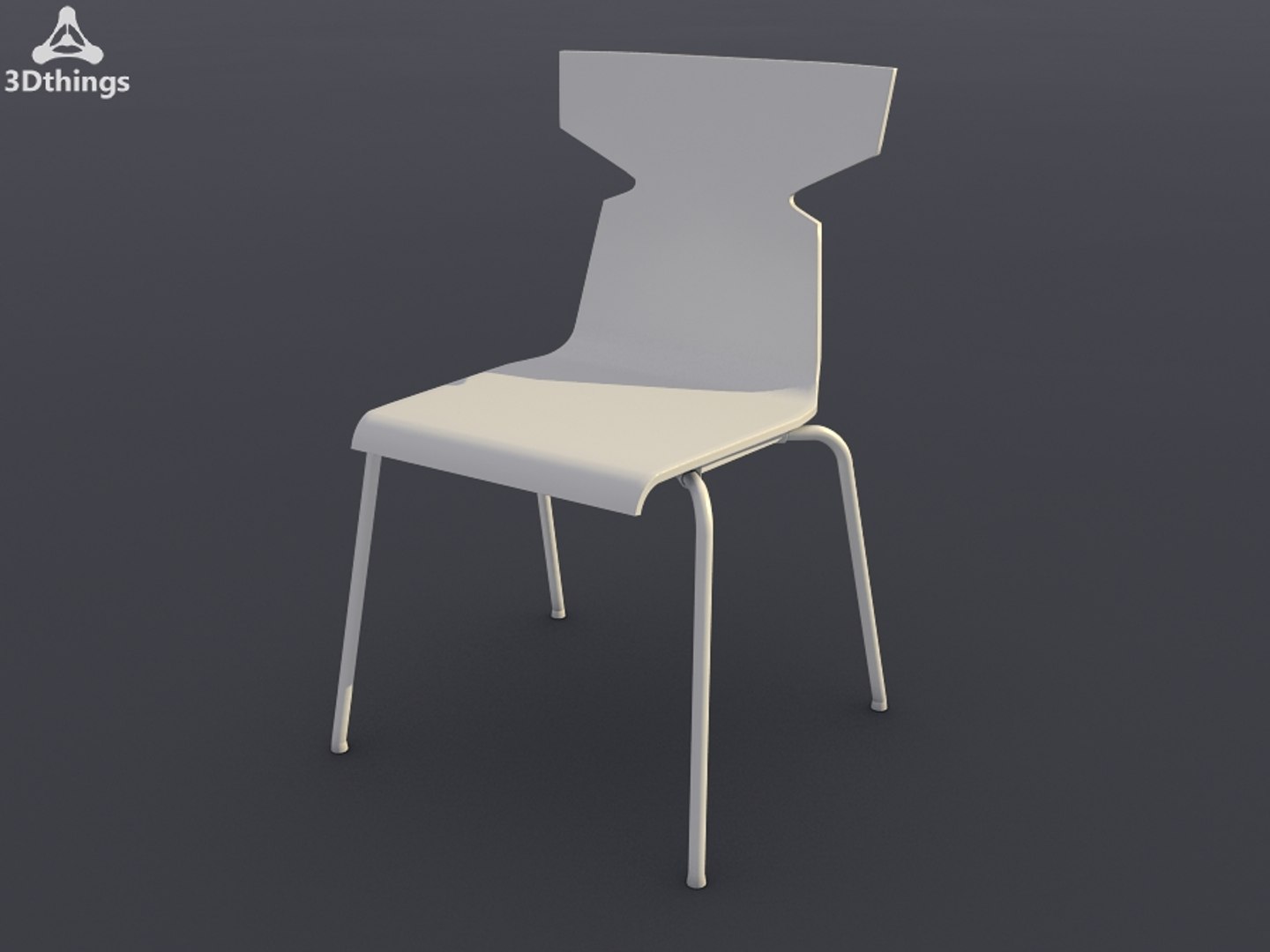 Conference Chair Ole T-shape 3d Model