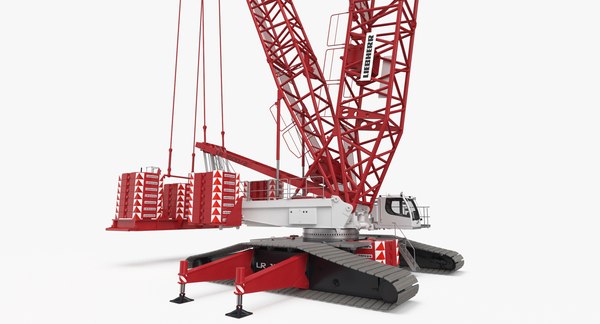 Liebherr lr 1600-2 crawler crane 3D - TurboSquid 1700750