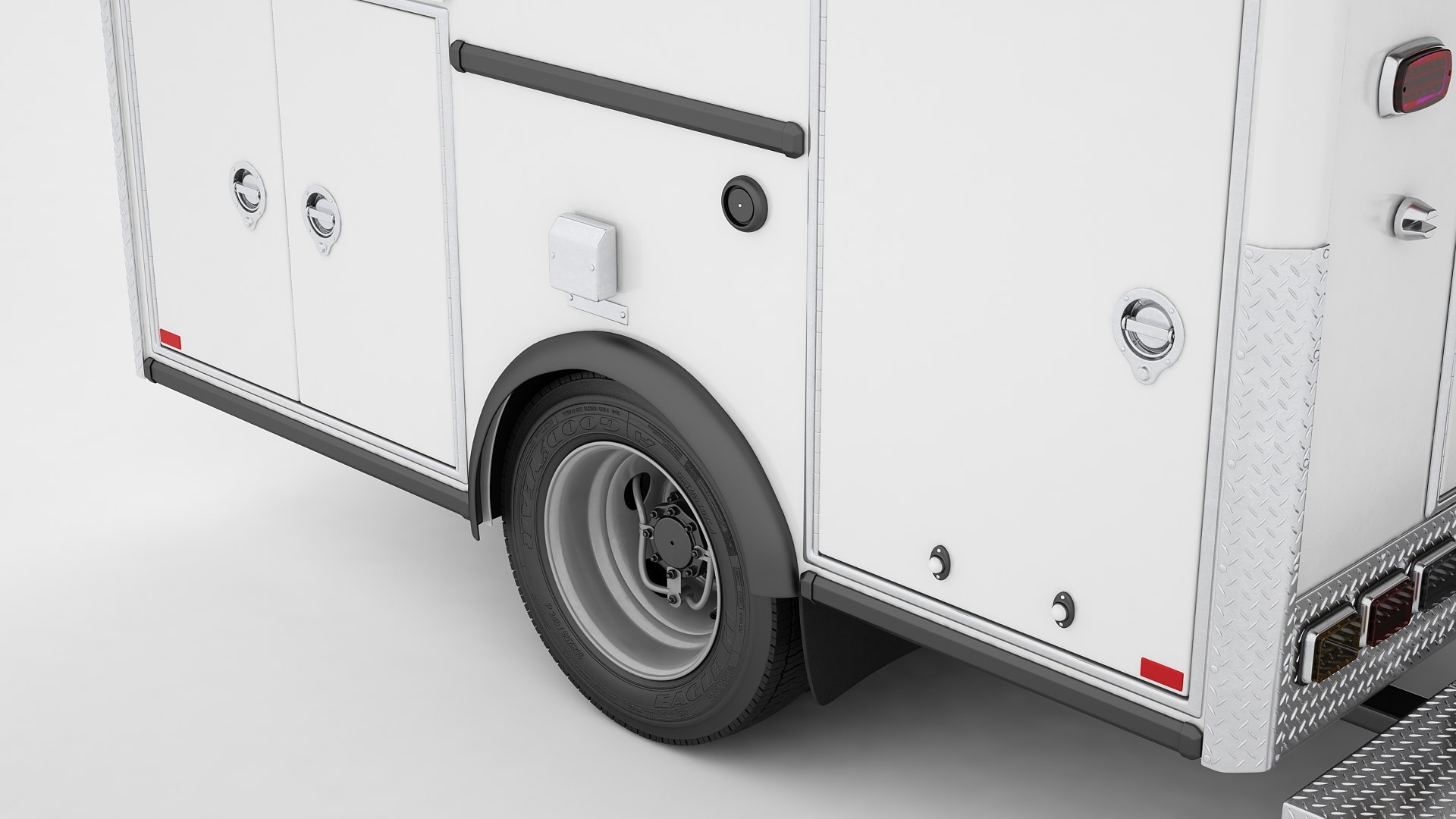 3D Ambulance Cabin Car Model - TurboSquid 1577361