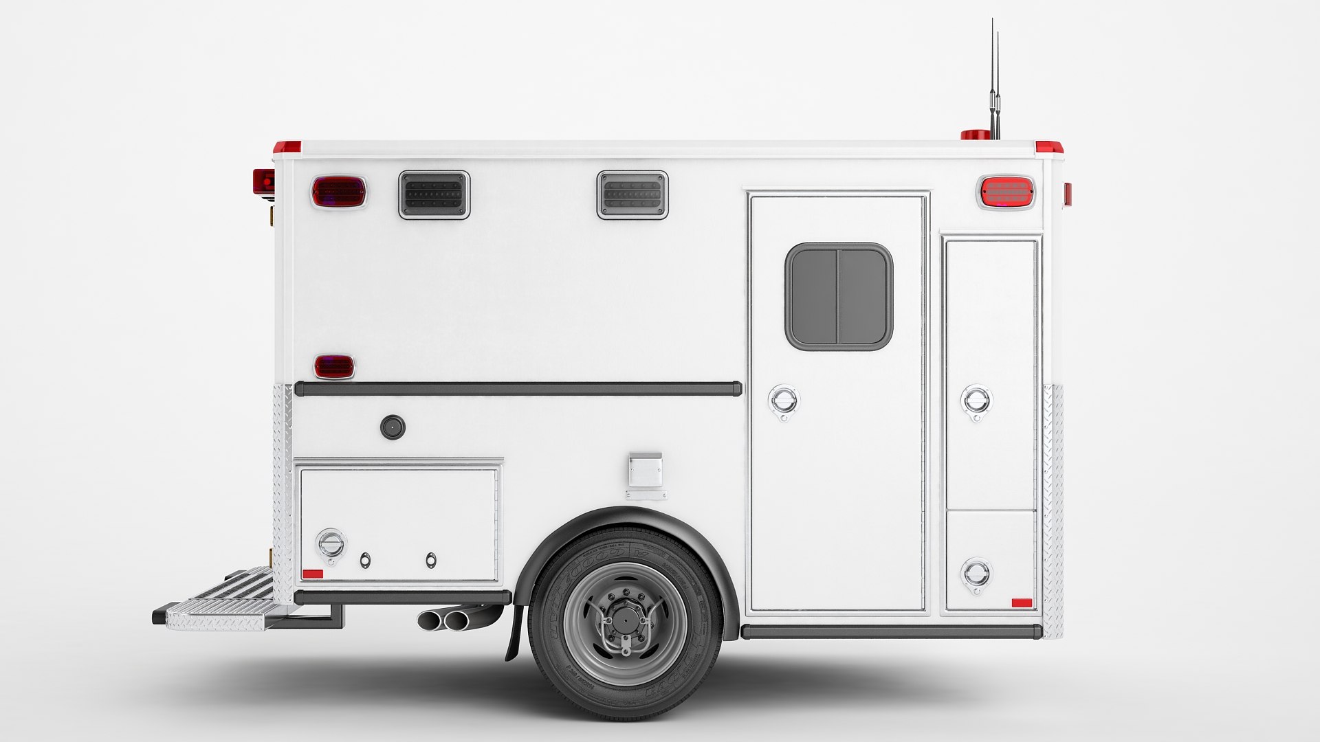 3D Ambulance Cabin Car Model - TurboSquid 1577361