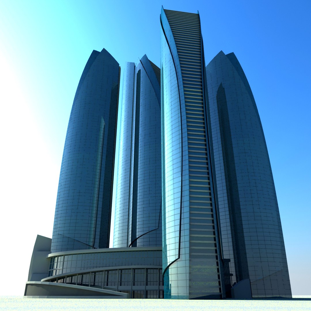 3dsmax Abu Dhabi Buildings