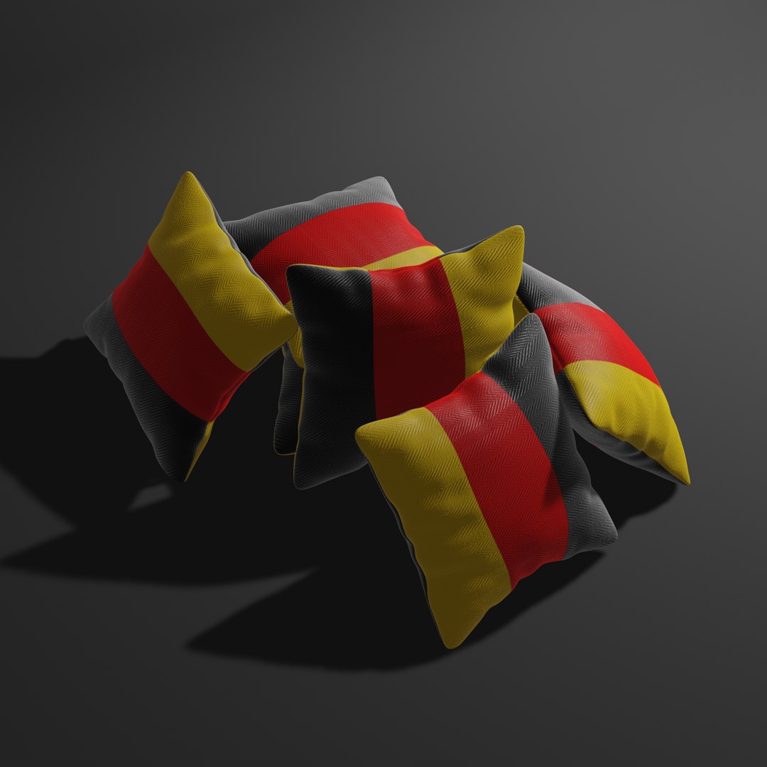 Pillow Germany 3D Model - TurboSquid 1842600