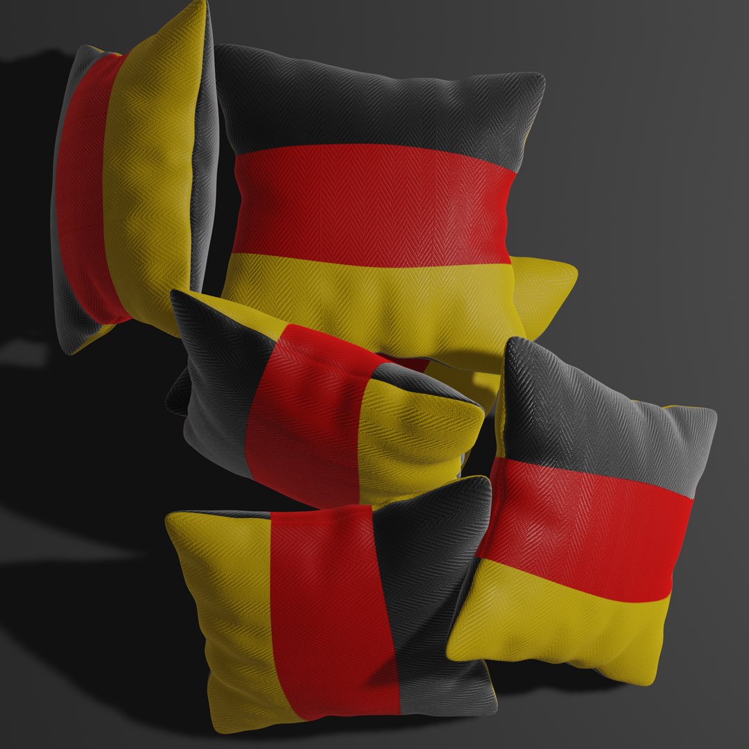 Pillow Germany 3D Model - TurboSquid 1842600