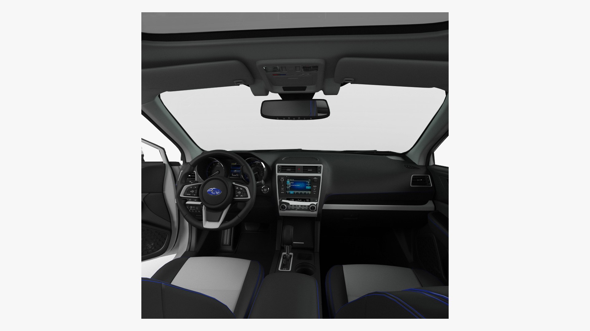 Subaru Legacy With HQ Interior 2019 3D Model - TurboSquid 2017138