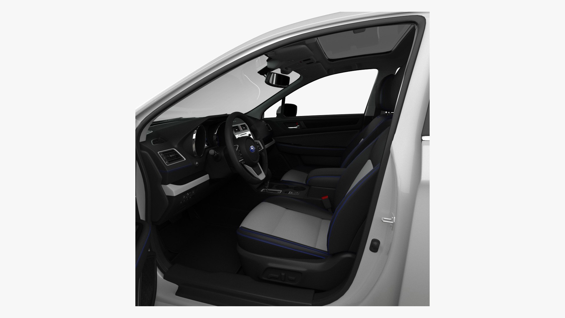 Subaru Legacy With HQ Interior 2019 3D Model - TurboSquid 2017138