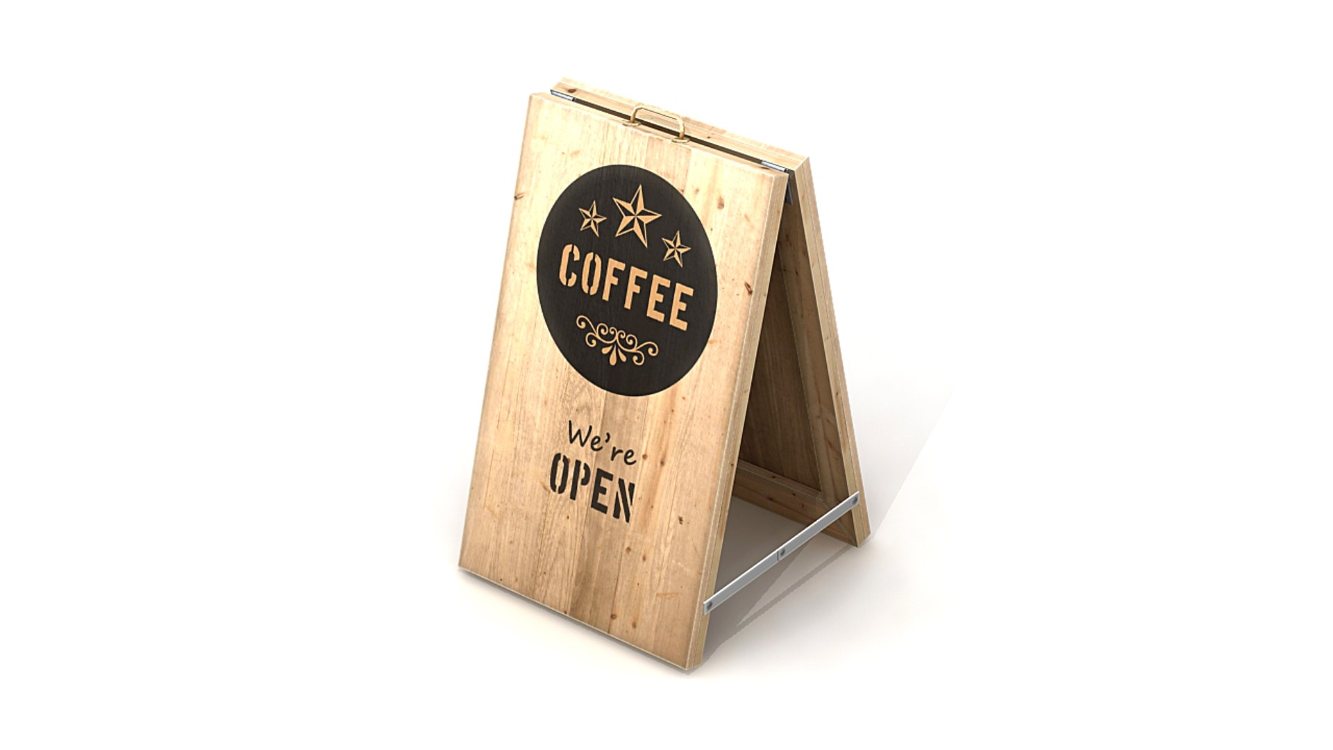 3D Cafe Signs - TurboSquid 1246136