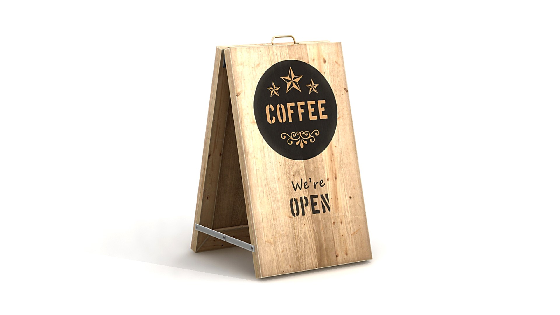 3D Cafe Signs - TurboSquid 1246136