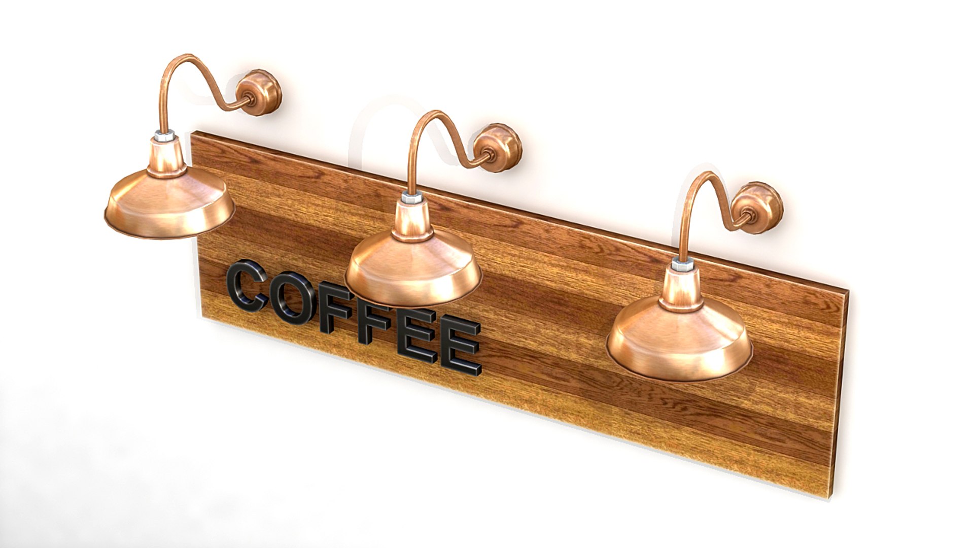 3D Cafe Signs - TurboSquid 1246136