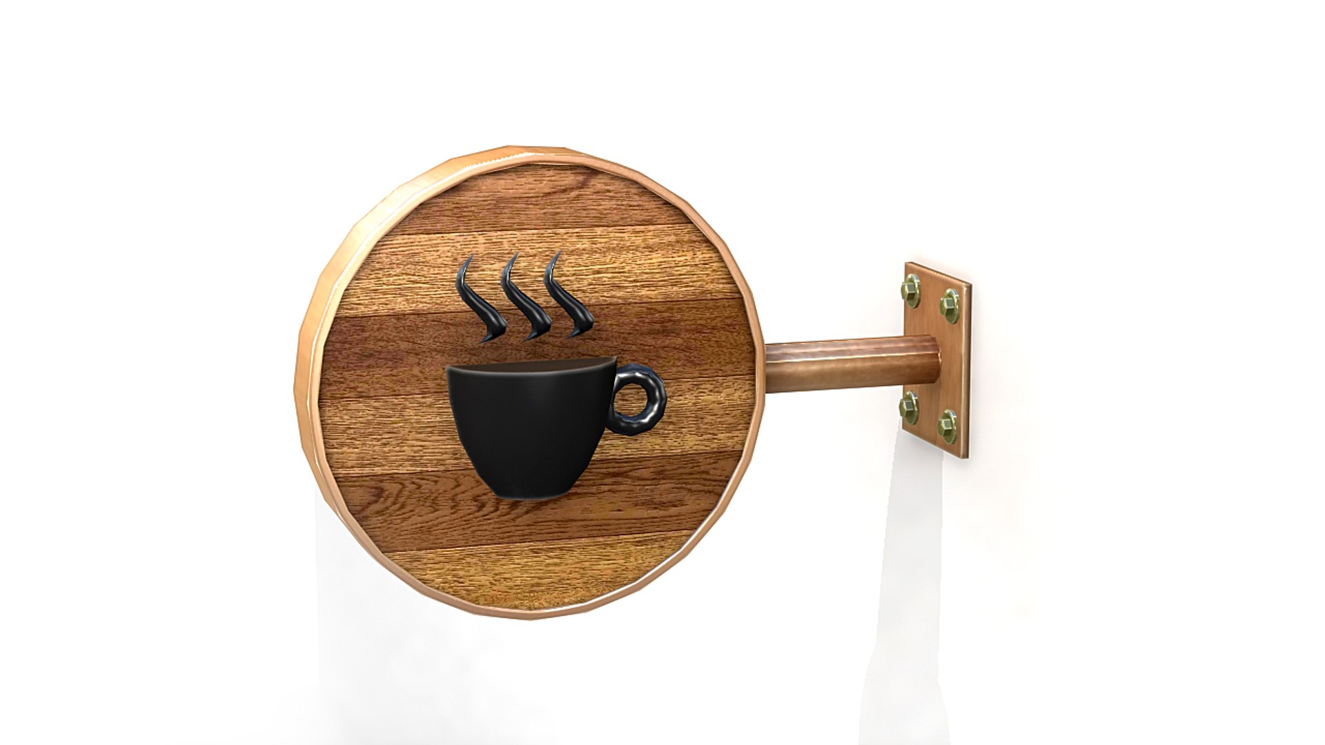 3D Cafe Signs - TurboSquid 1246136