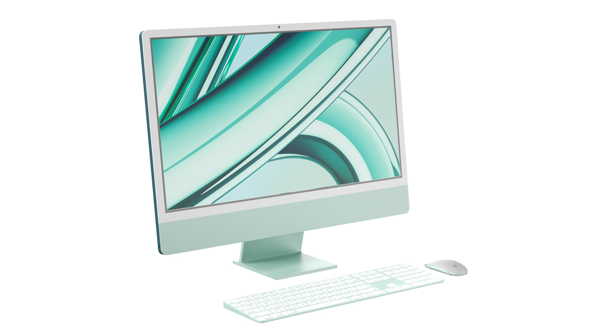 3D Detailed IMac Screen With Keyboard And Mouse - TurboSquid 2194456