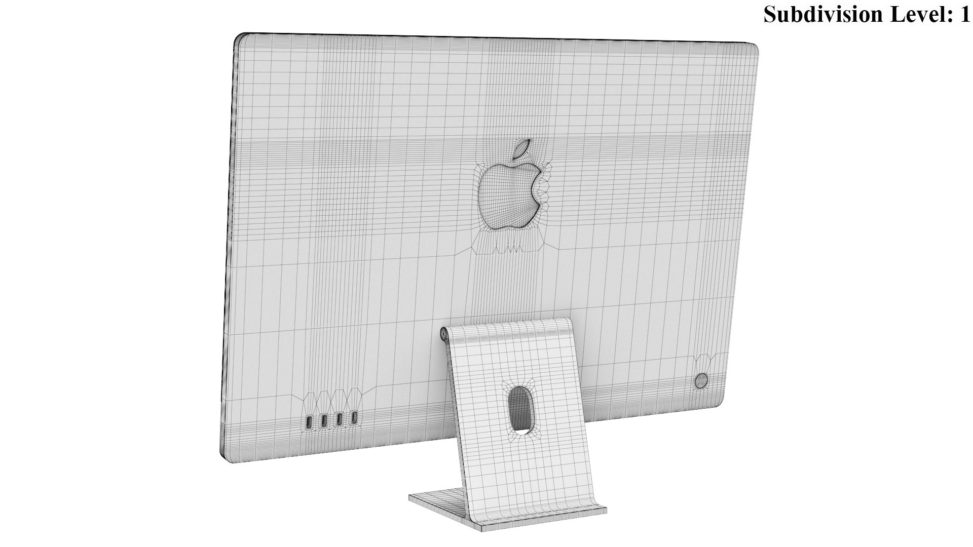 3D Detailed IMac Screen With Keyboard And Mouse - TurboSquid 2194456