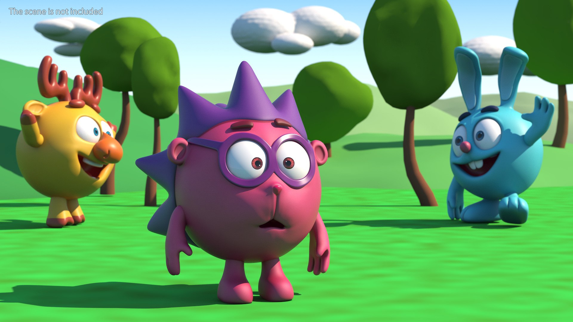 Chiko Character Kikoriki Rigged For Maya 3D Model - TurboSquid 2167042