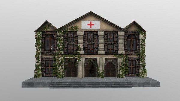 modelo 3d Hospital medieval - TurboSquid 1749212