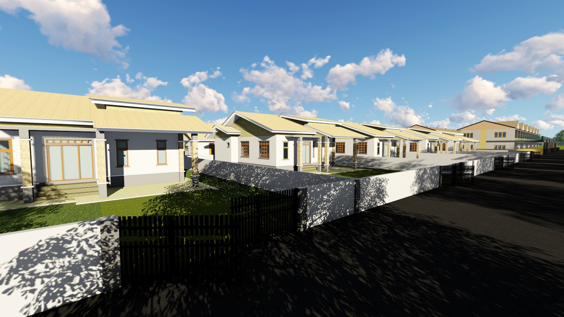 Residential Area Design 3D Model - TurboSquid 1363721