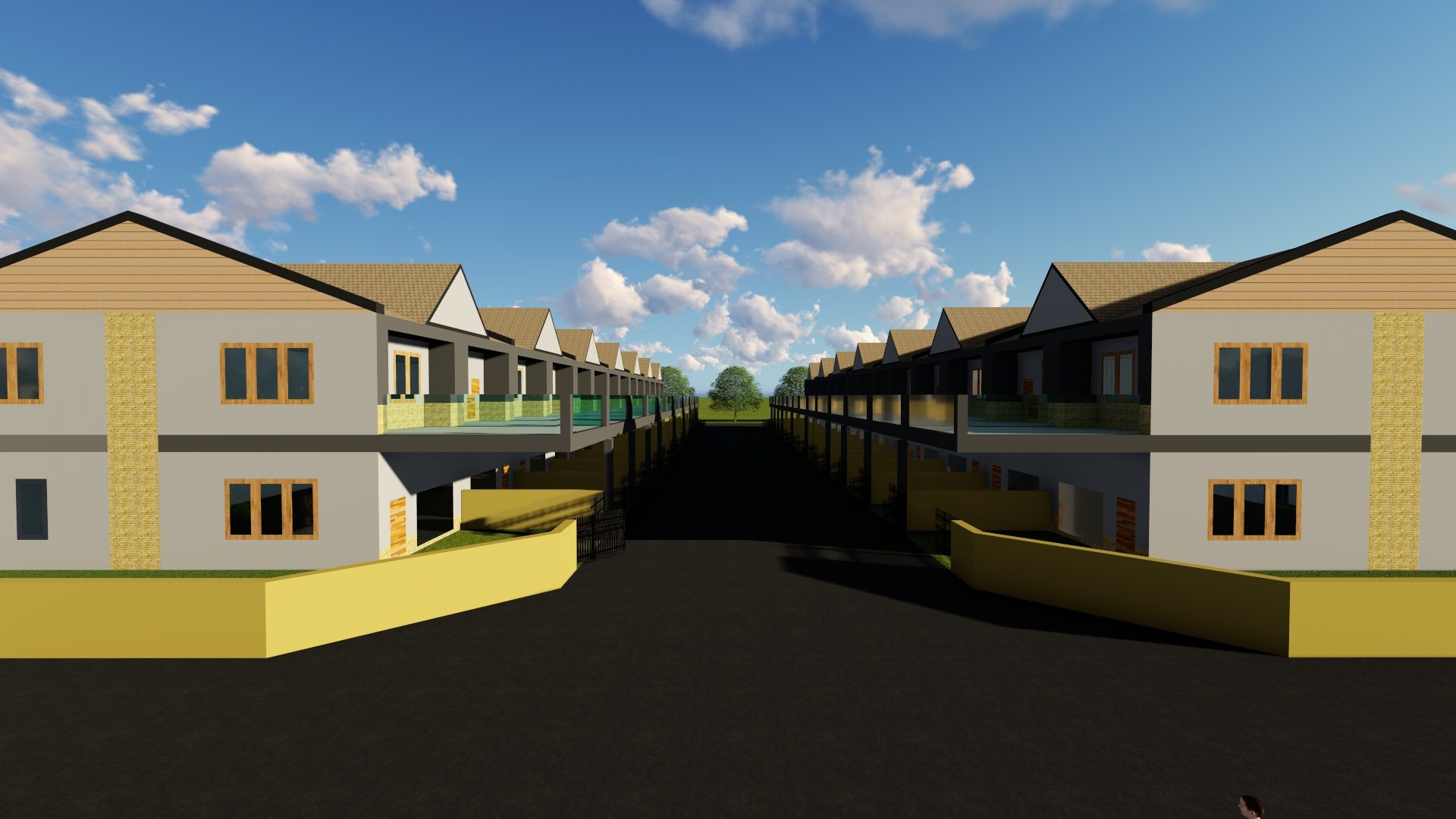Residential Area Design 3D Model - TurboSquid 1363721