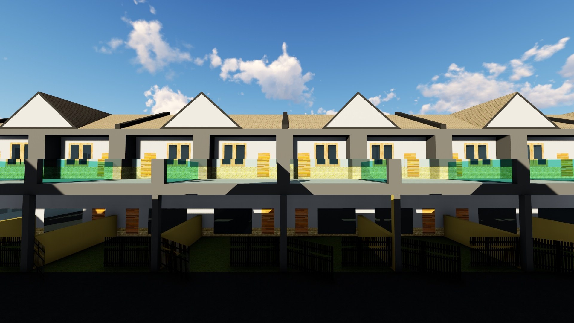 Residential Area Design 3D Model - TurboSquid 1363721