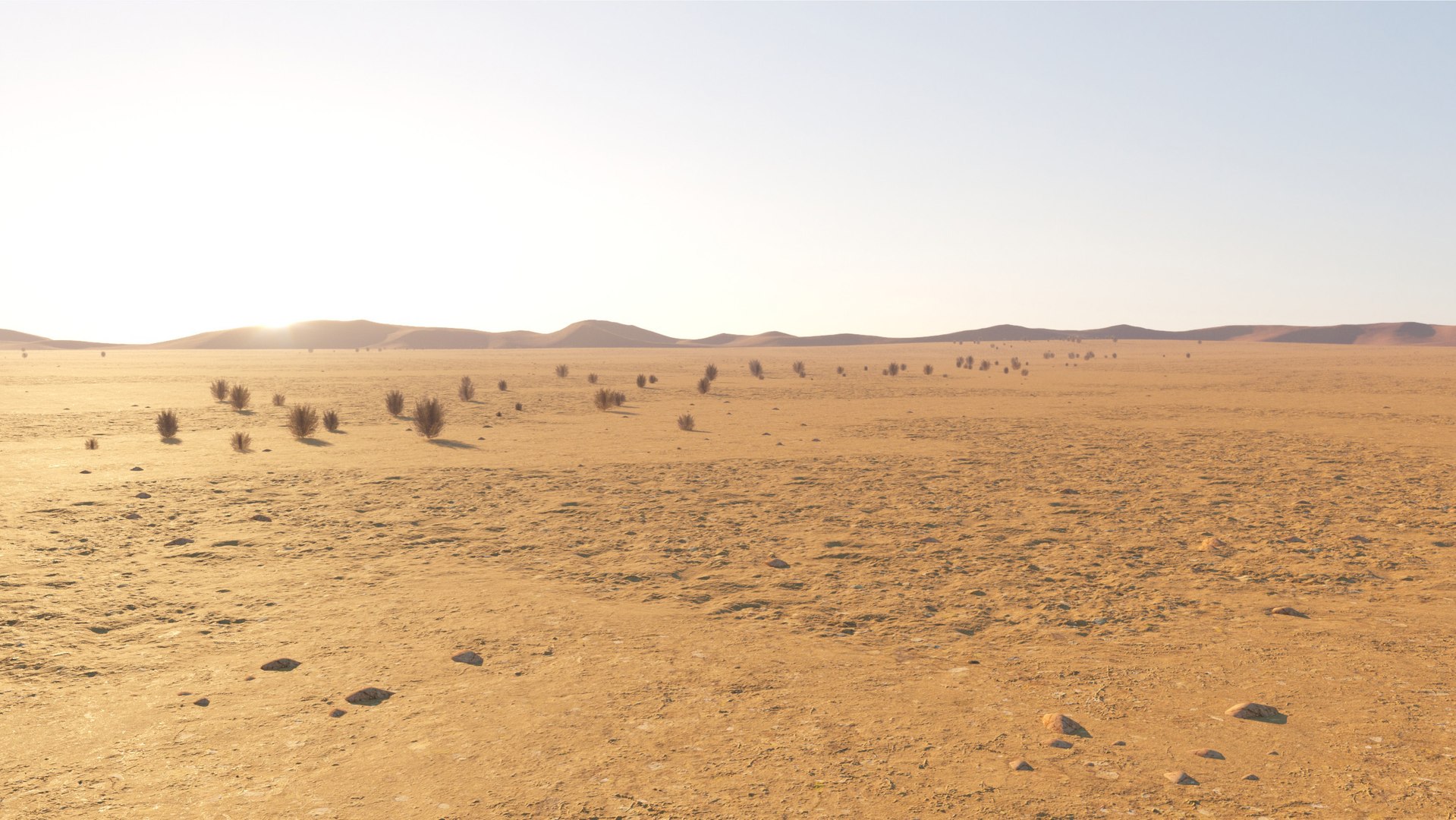 Desert Environment Landscape 3D Model - TurboSquid 1744473