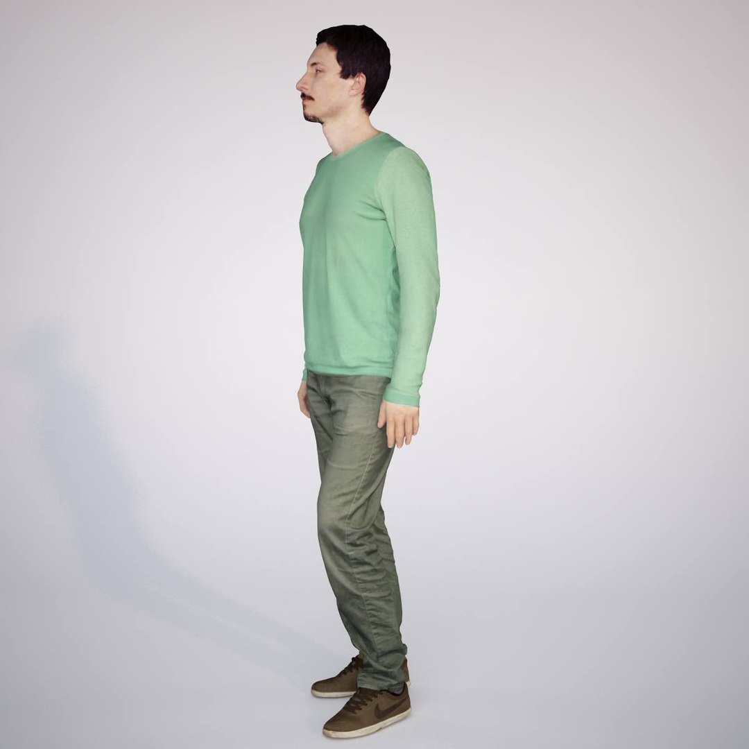 3d Model Man Male Human
