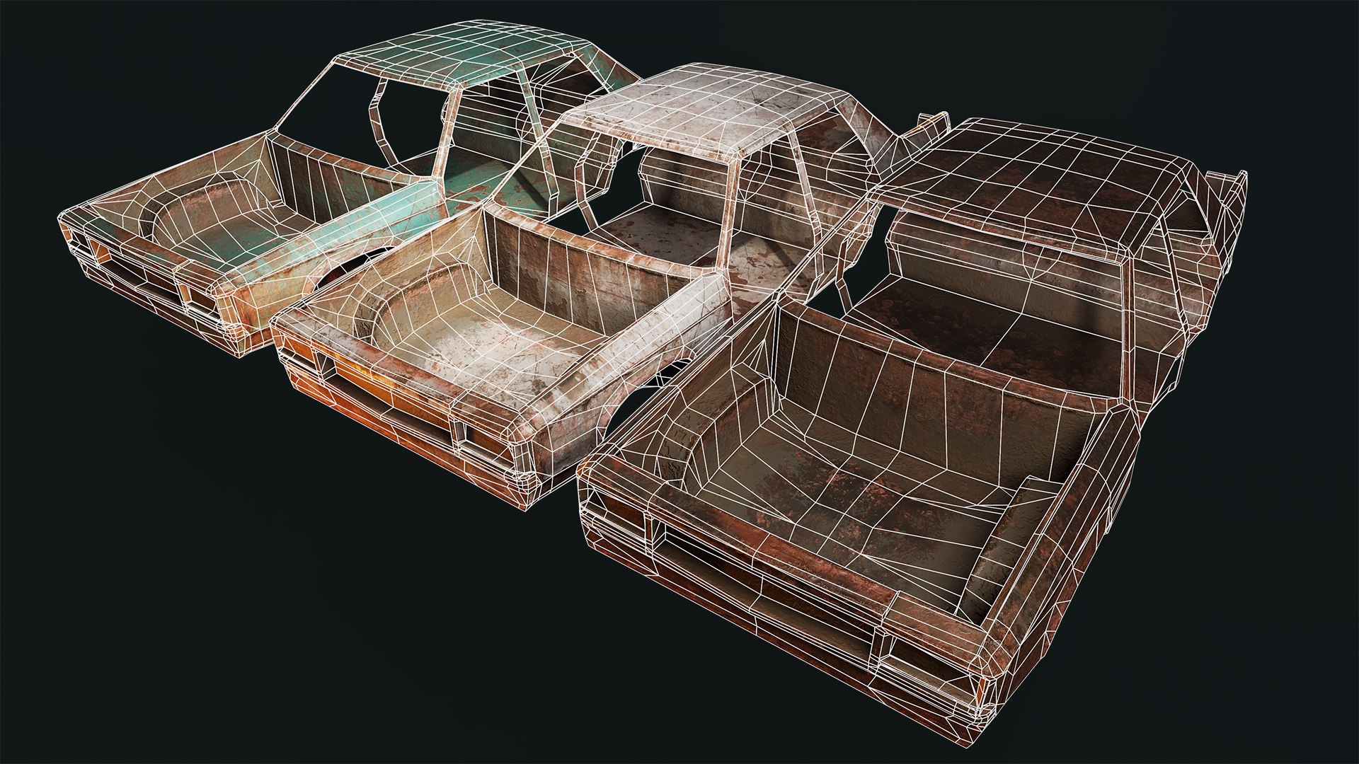 Old Car Body - 3D Model - TurboSquid 1659918