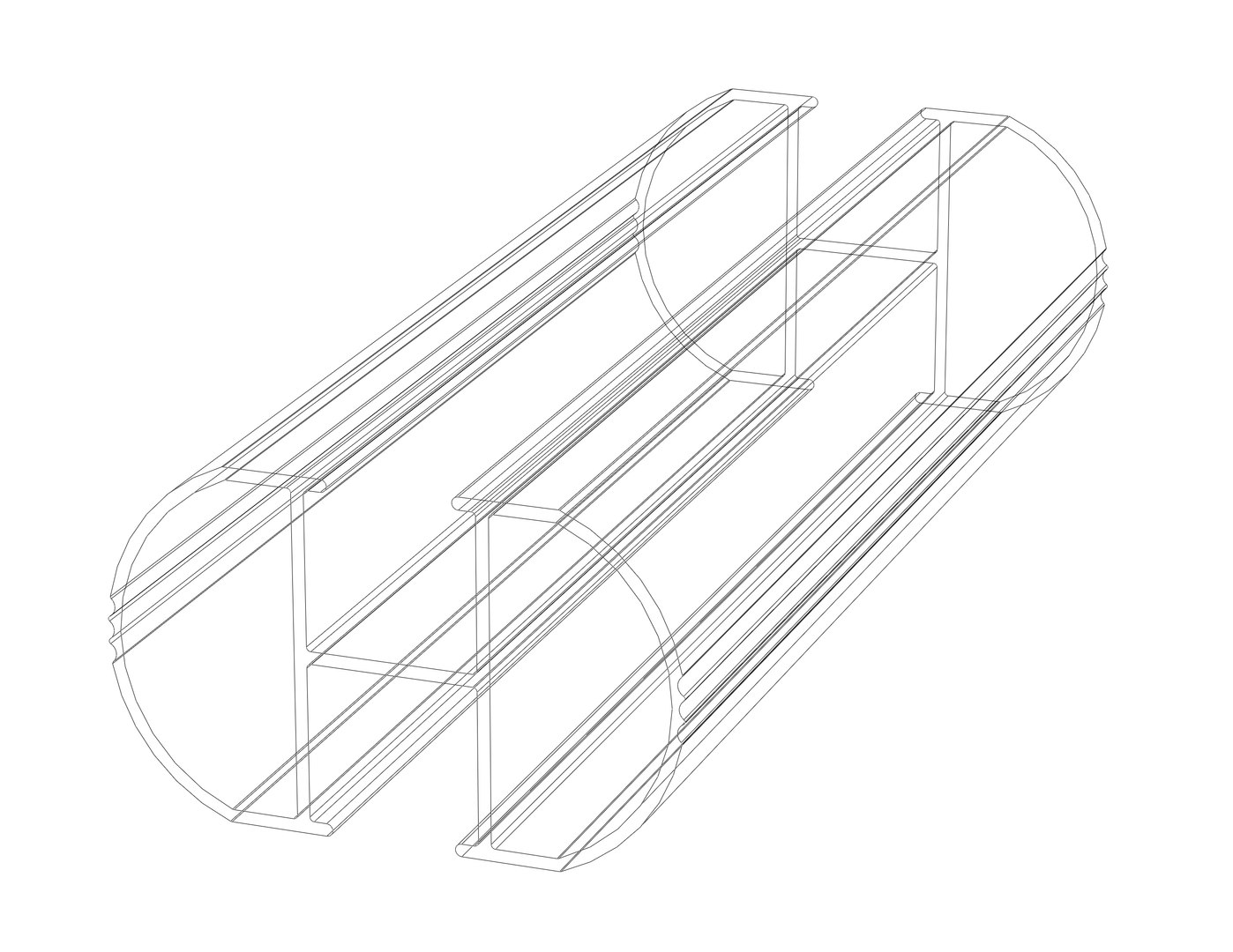 3D Aluminum Extruded Roof Rack model - TurboSquid 2176274
