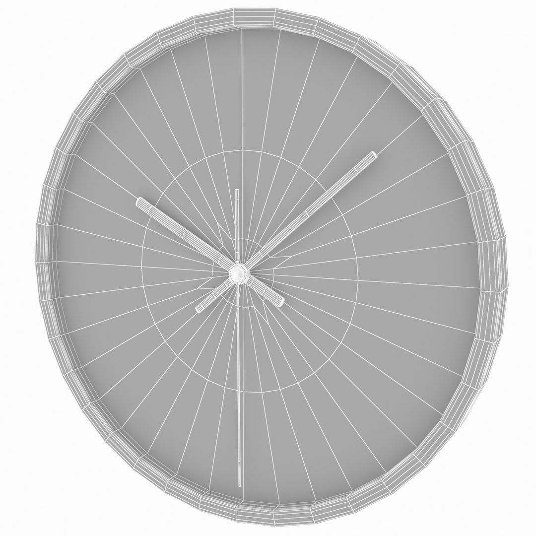 3dsmax Wall Clock