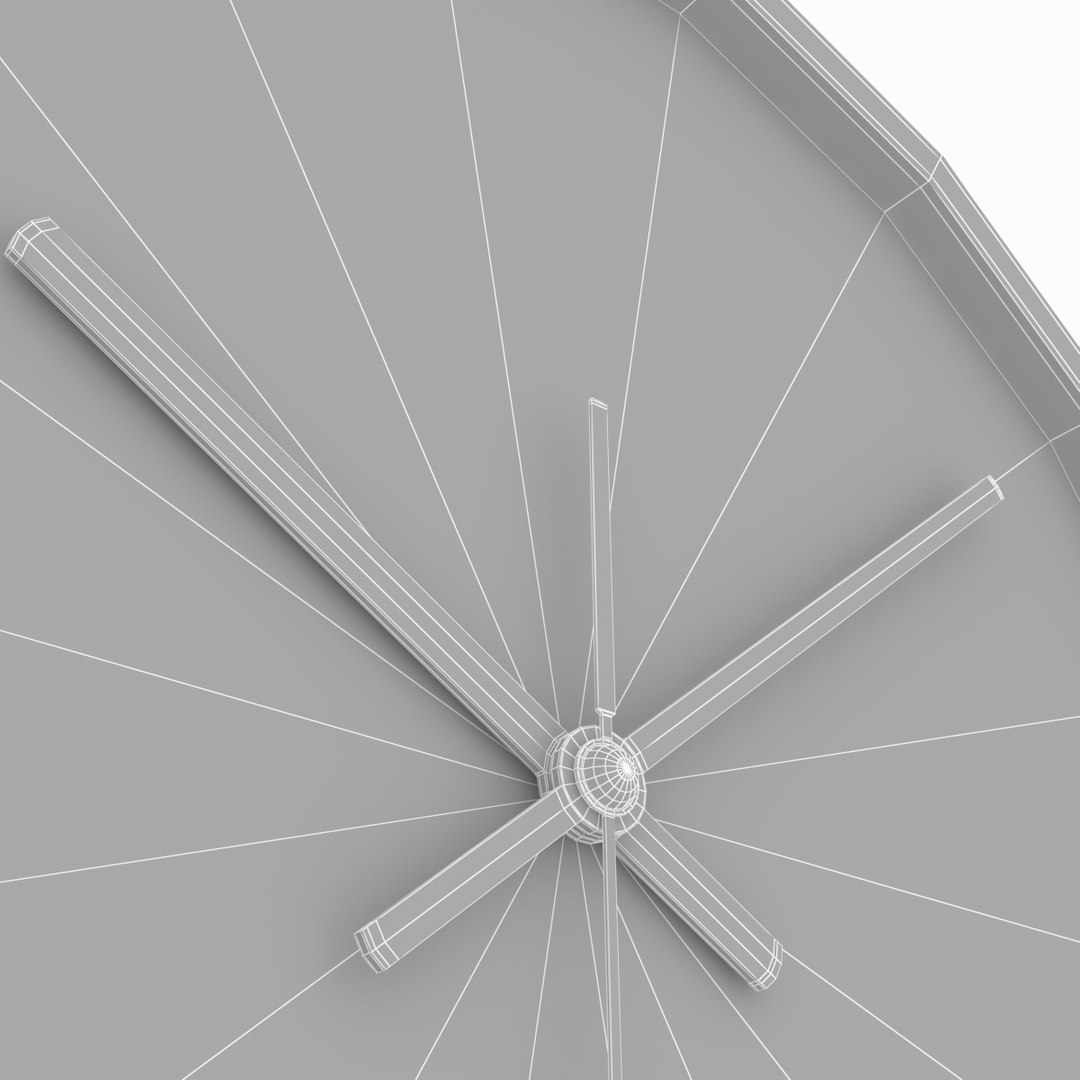 3dsmax Wall Clock