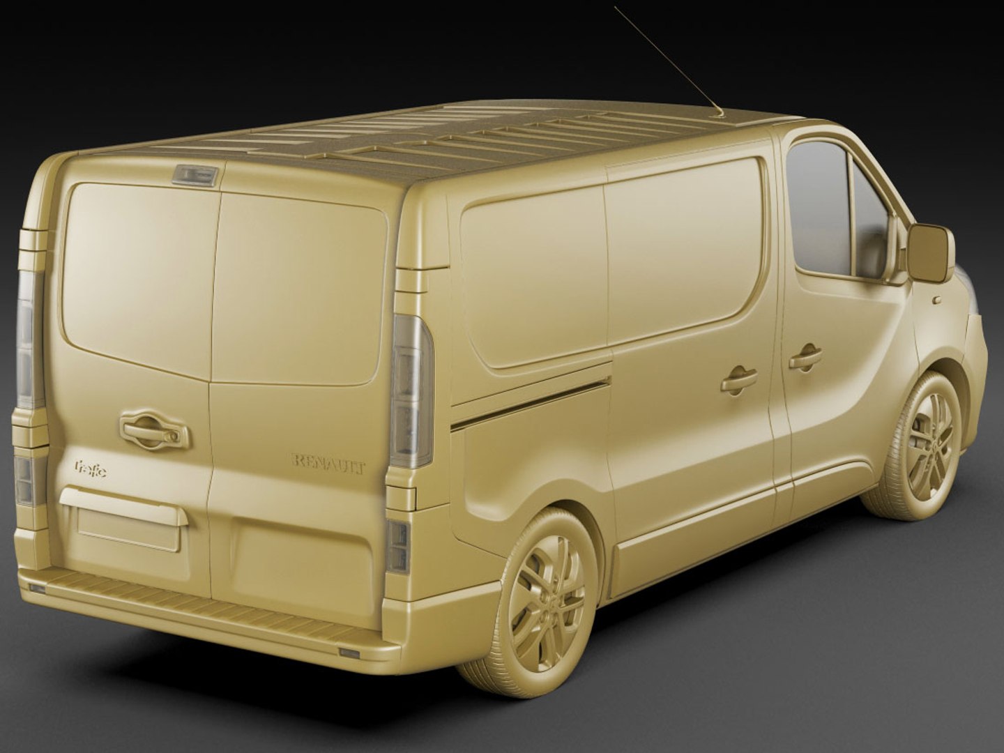 3d Model Renault Trafic 2015