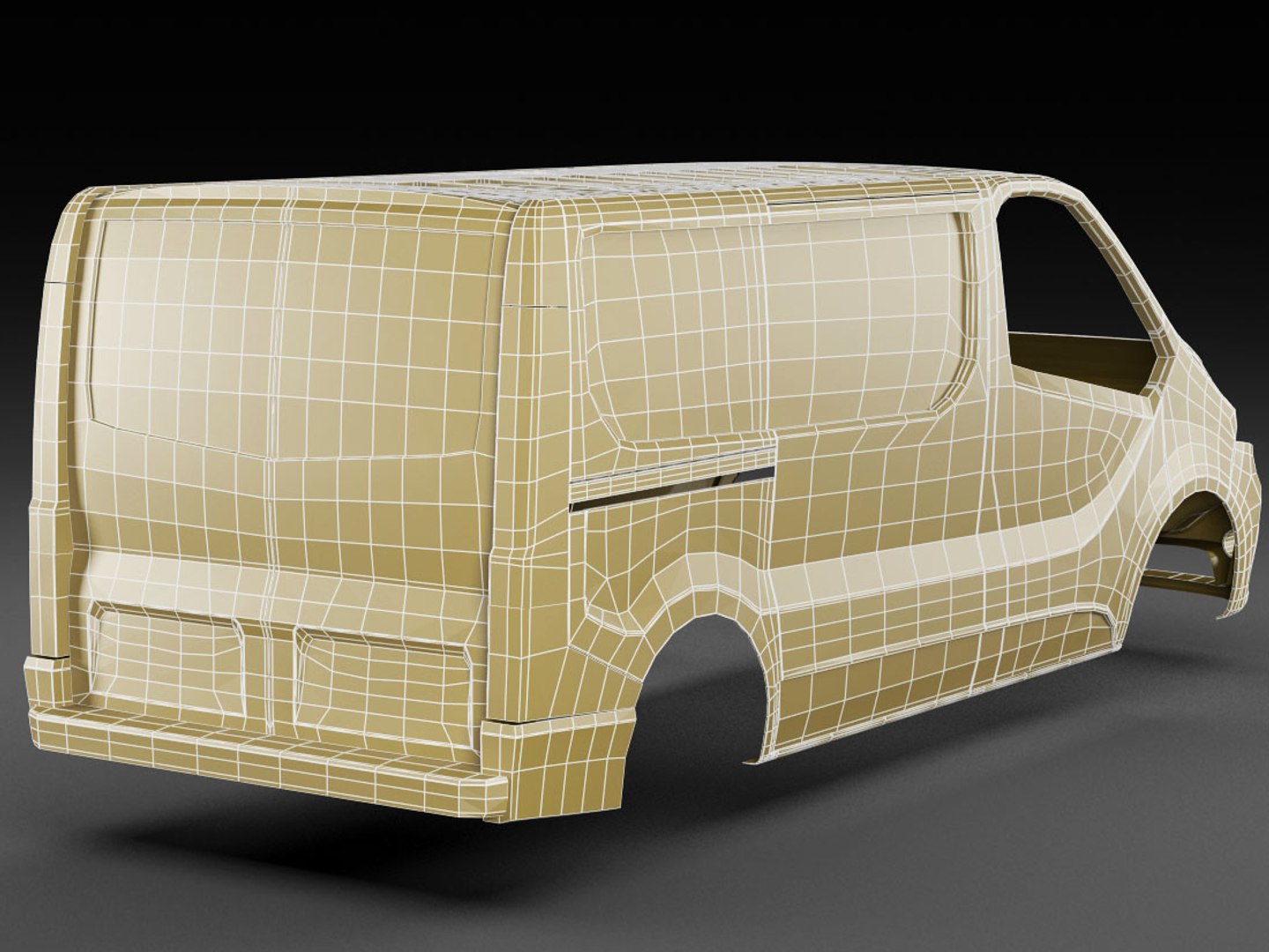 3d model renault trafic 2015