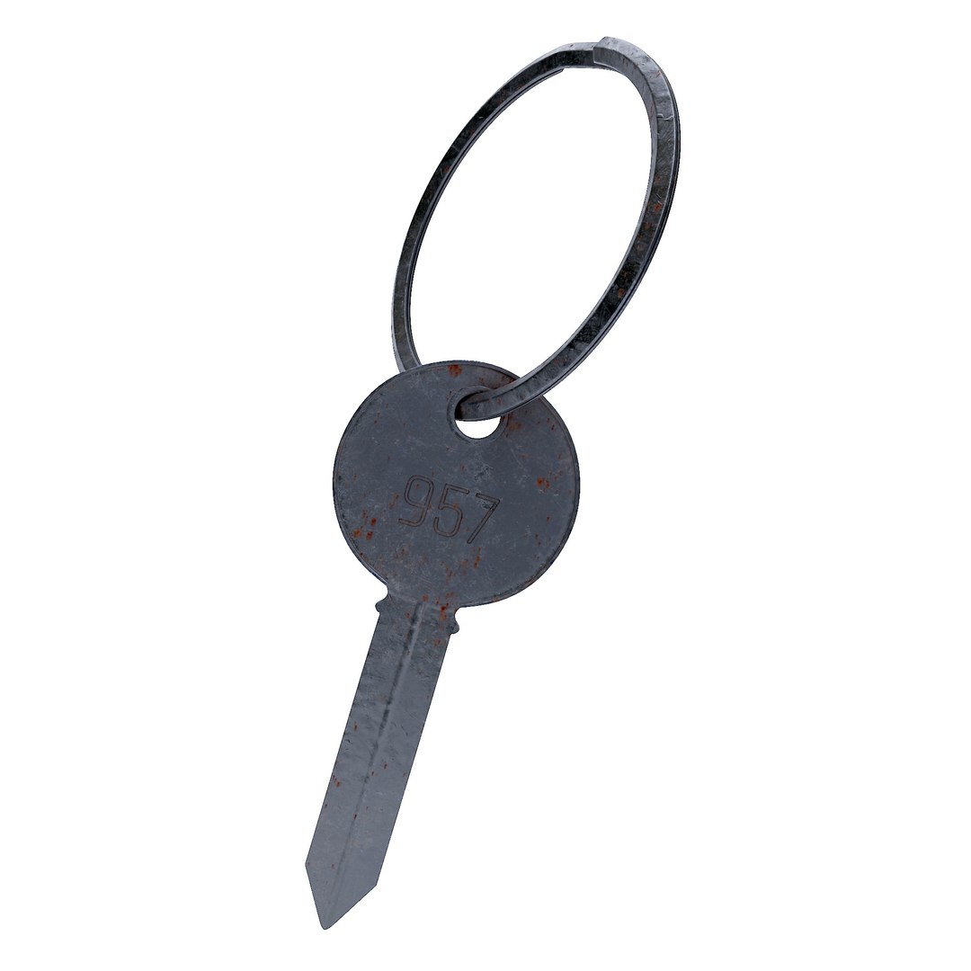 3D Metal key 3dmodel - TurboSquid 1982734