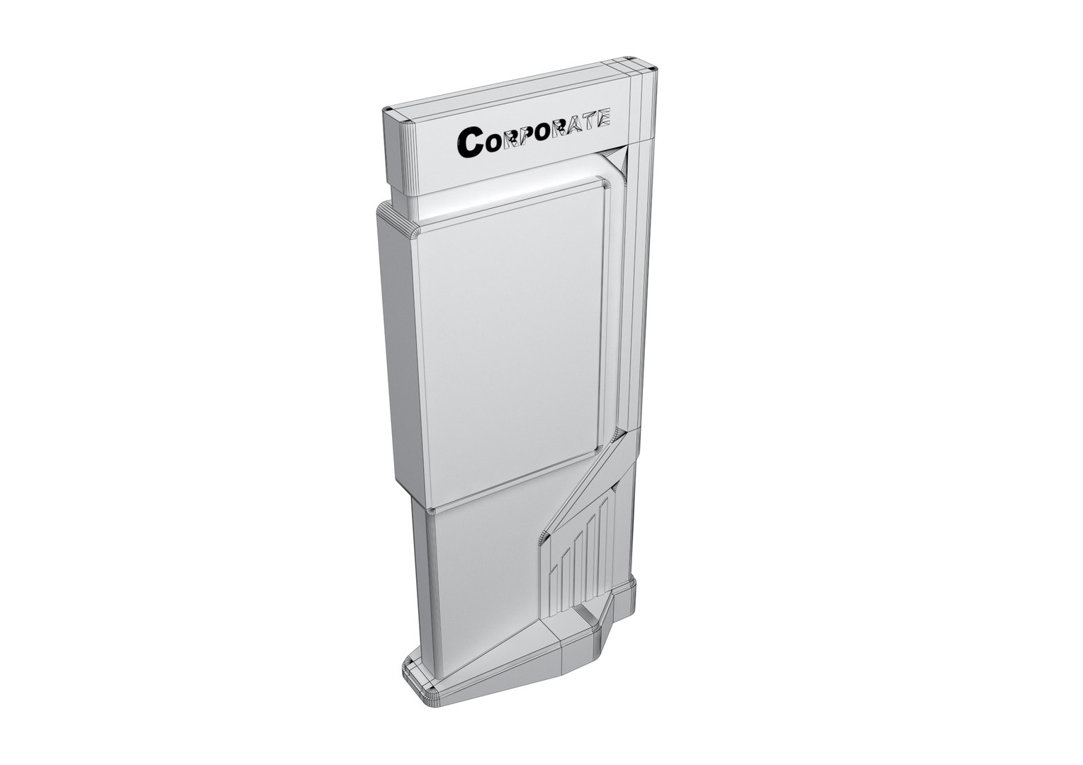 3D SIGNAGE STAND 01 Model - TurboSquid 1723295