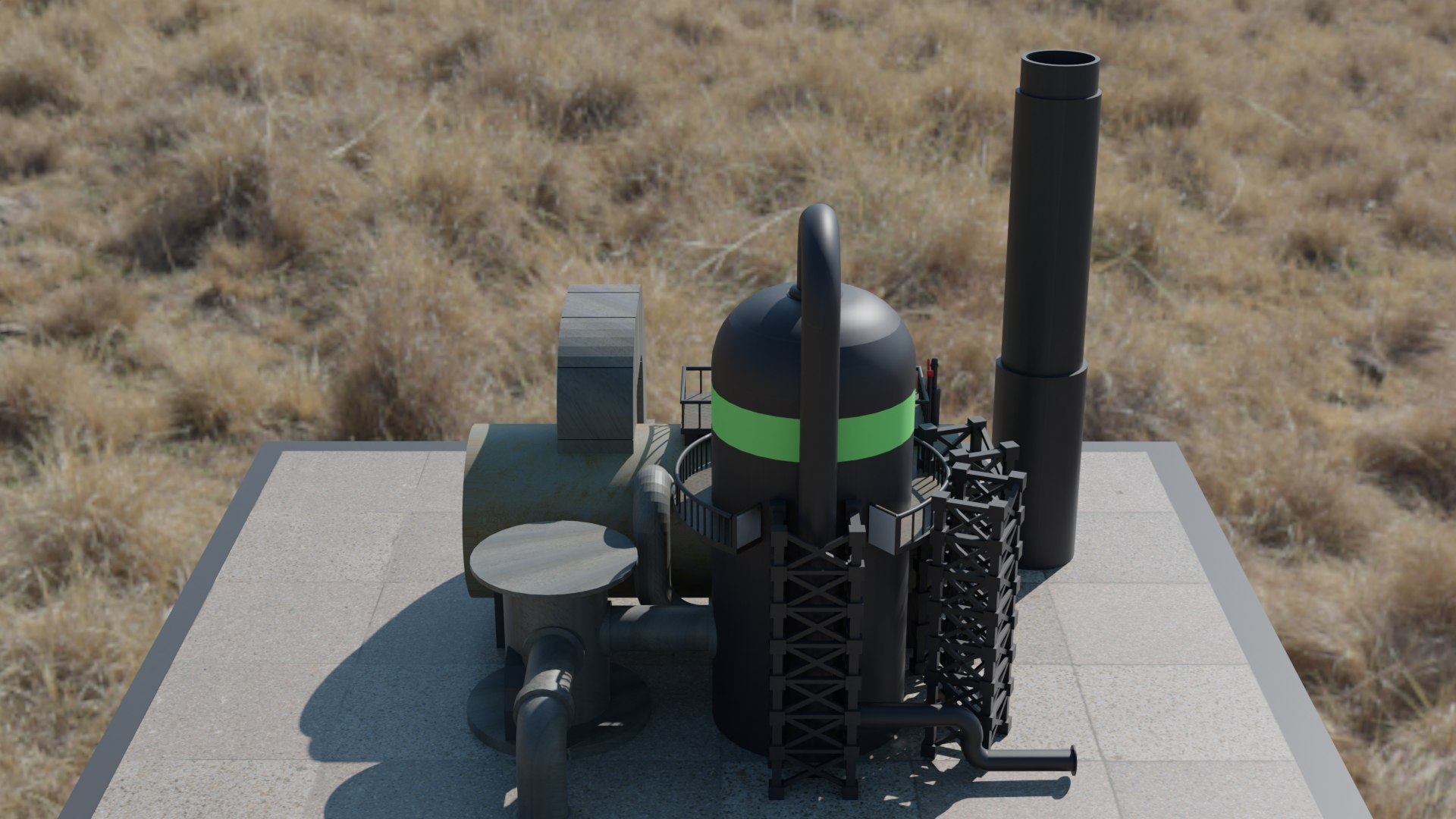 3D Oil Refinery Model - TurboSquid 2221574
