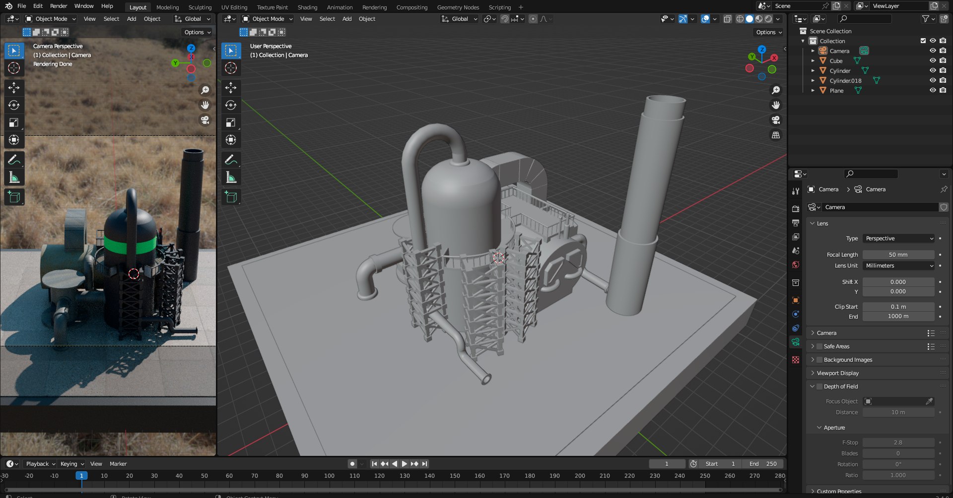 3D Oil Refinery Model - TurboSquid 2221574