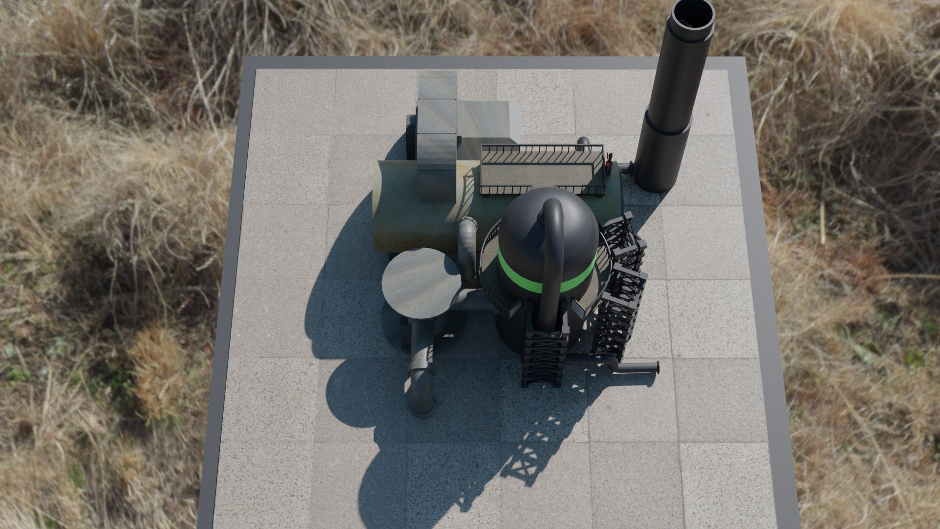 3D Oil Refinery Model - TurboSquid 2221574