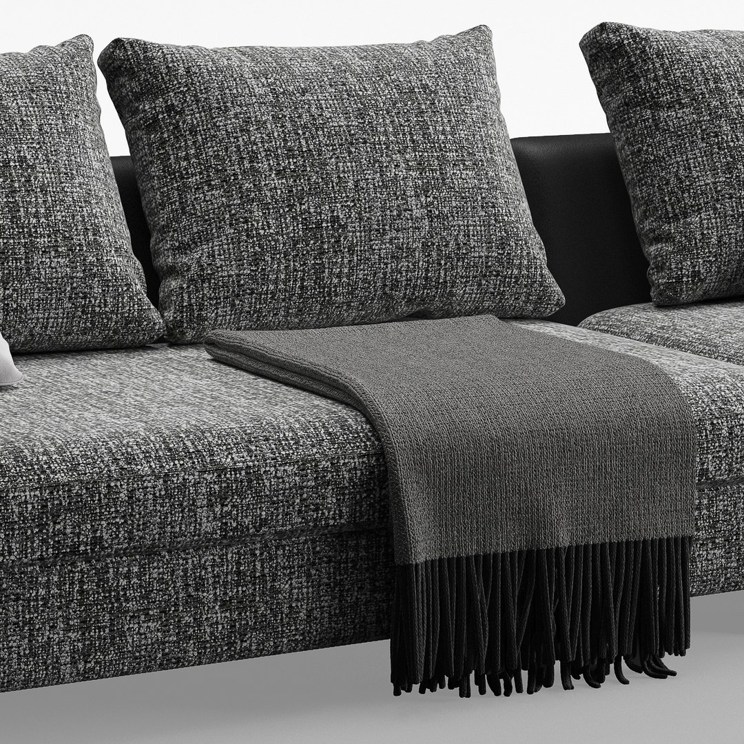 Minotti Lawson Sofa 3D Model - TurboSquid 1781236