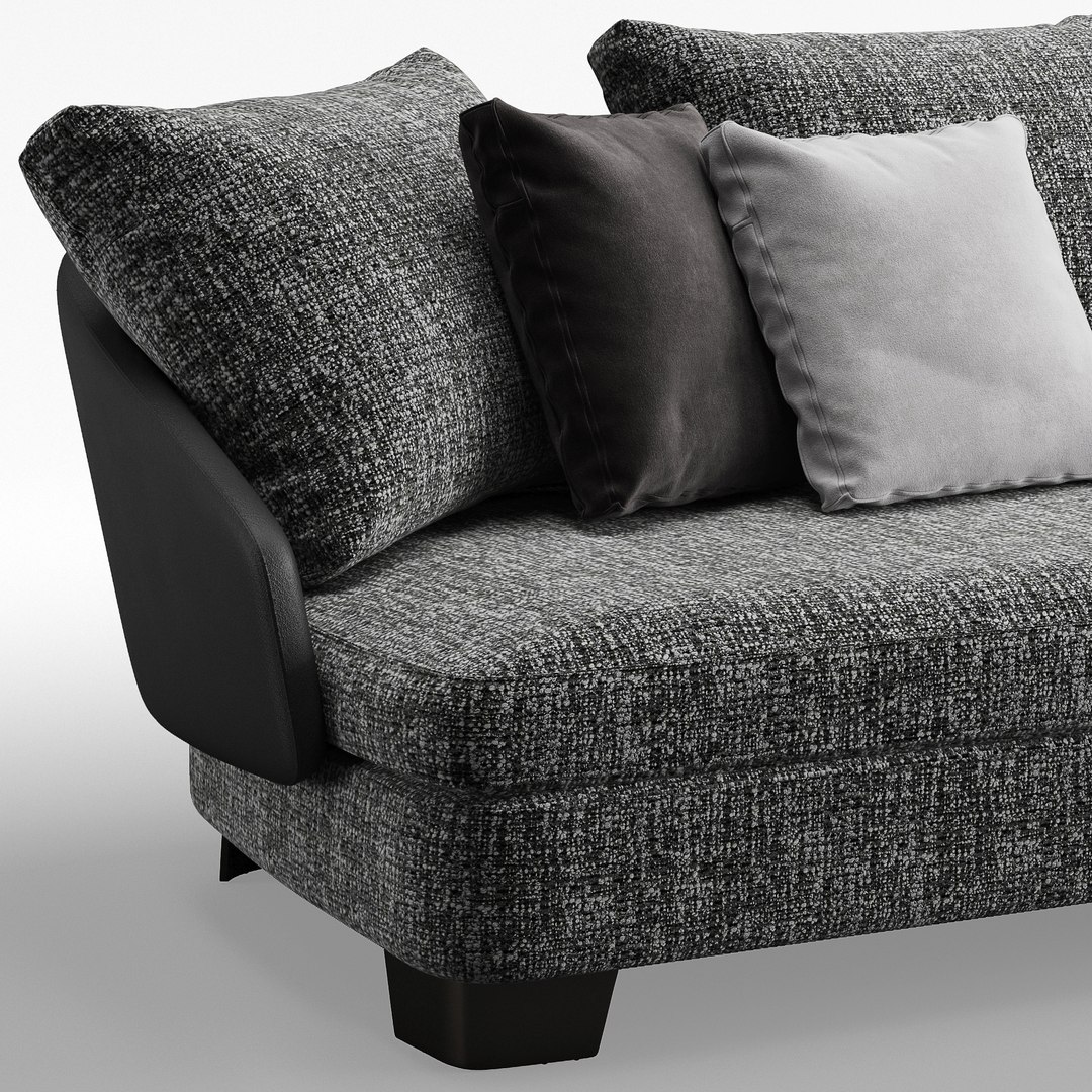 Minotti Lawson Sofa 3D Model - TurboSquid 1781236