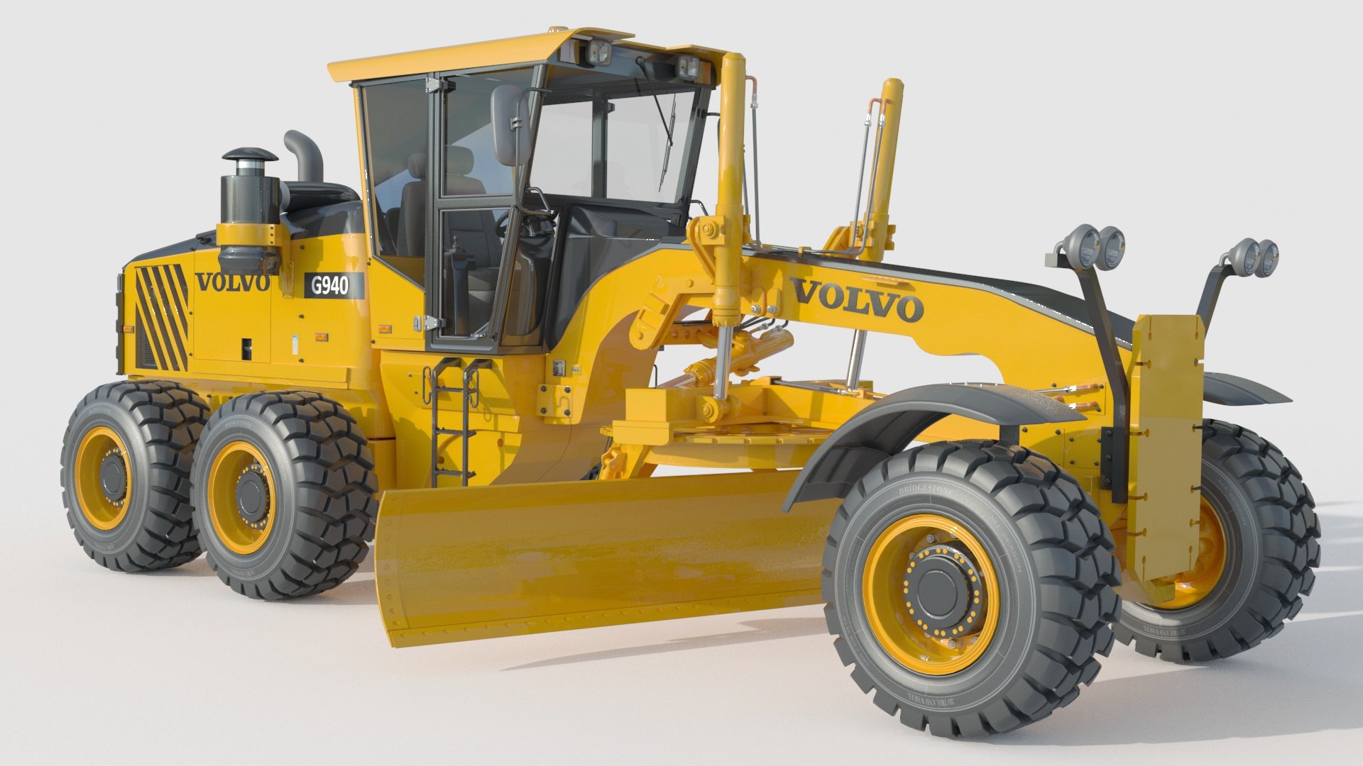 3D Volvo G940 Grader - TurboSquid 2078172