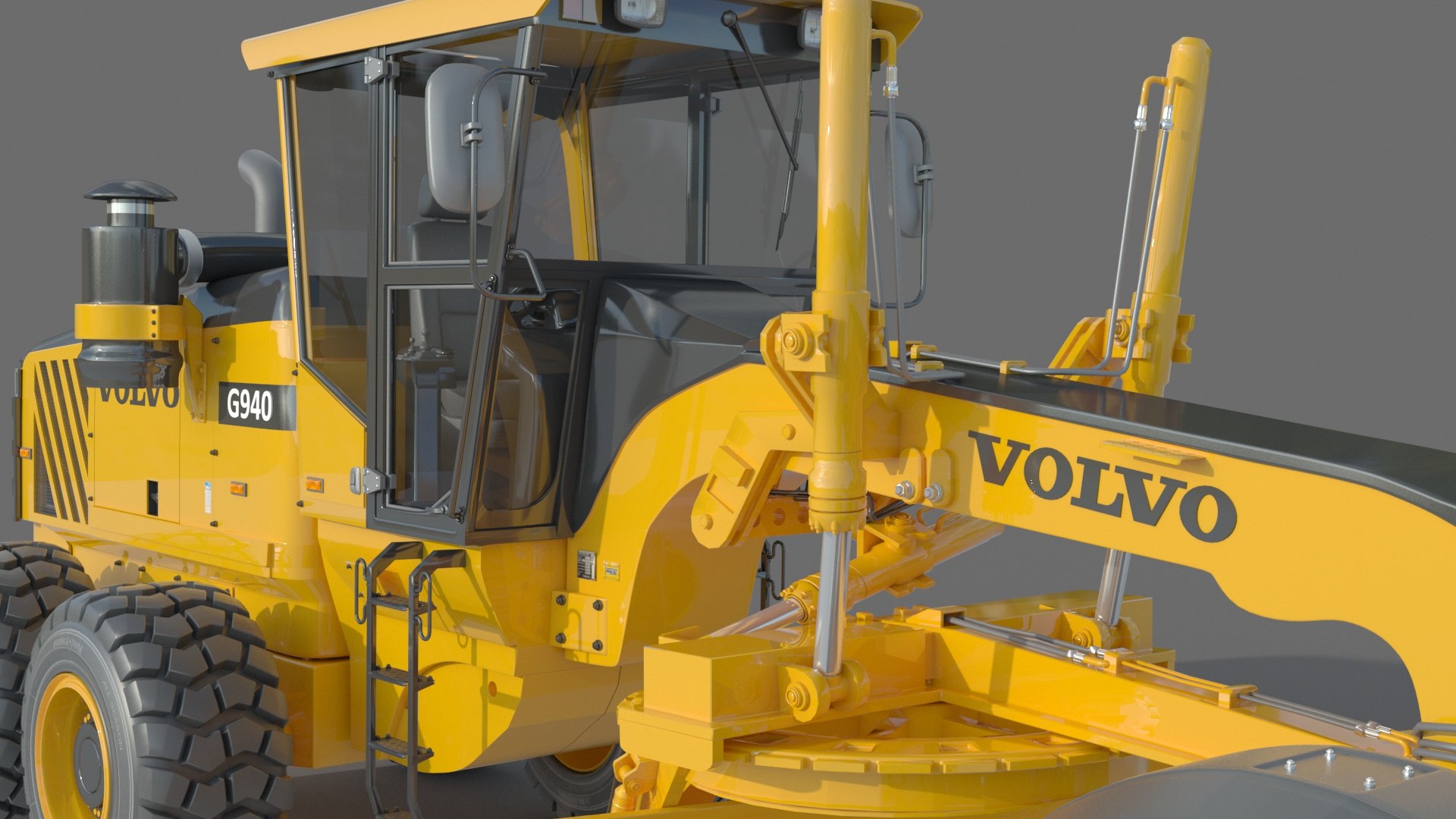 3D Volvo G940 Grader - TurboSquid 2078172