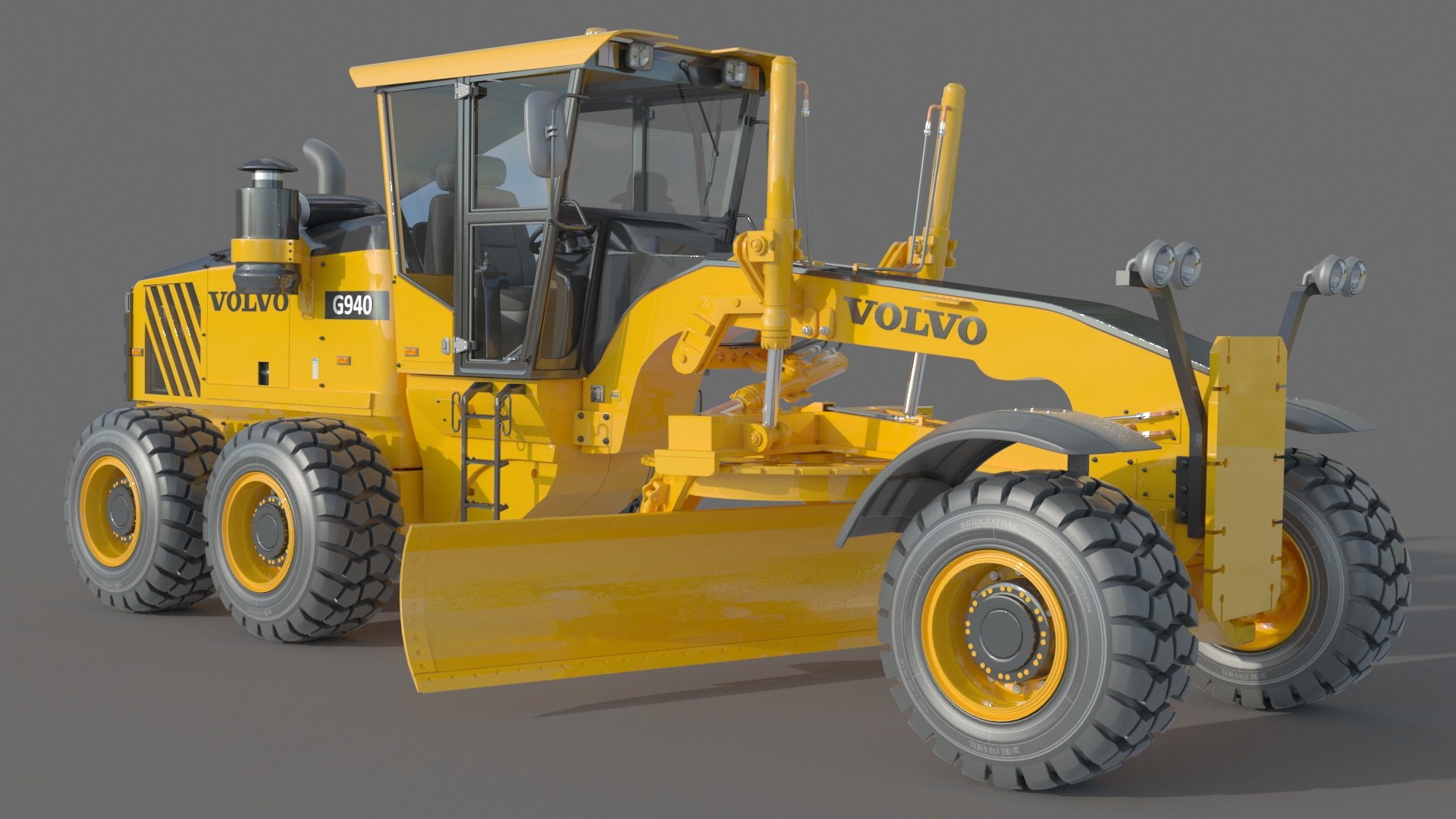 3D Volvo G940 Grader - TurboSquid 2078172