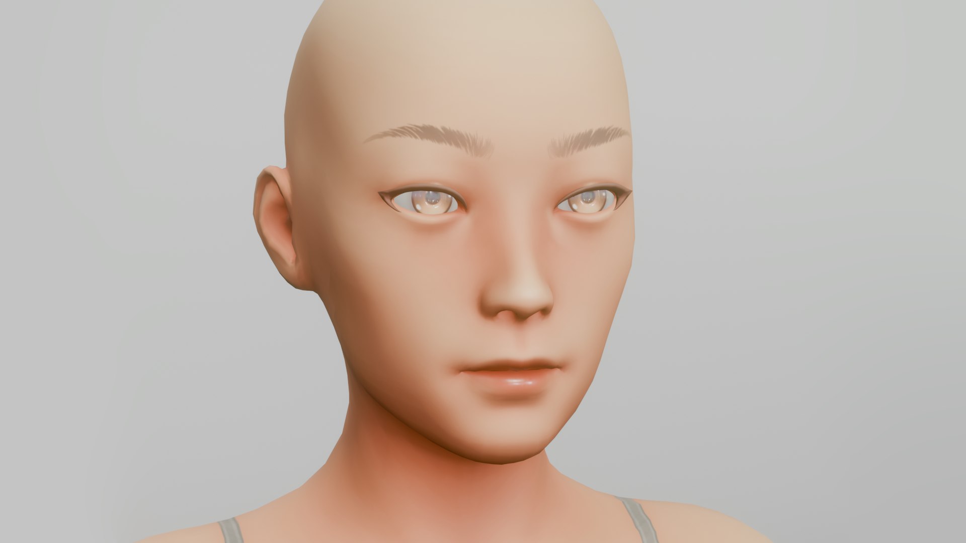 3D Stylized Female Base Mesh Model - TurboSquid 2285584