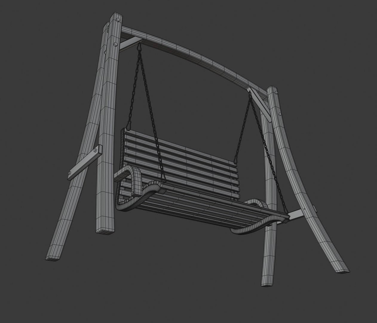 Swing Chair 3D - TurboSquid 1483008