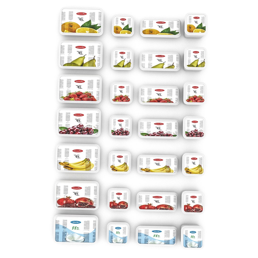 3D frozen fast foods 03 model - TurboSquid 1798919