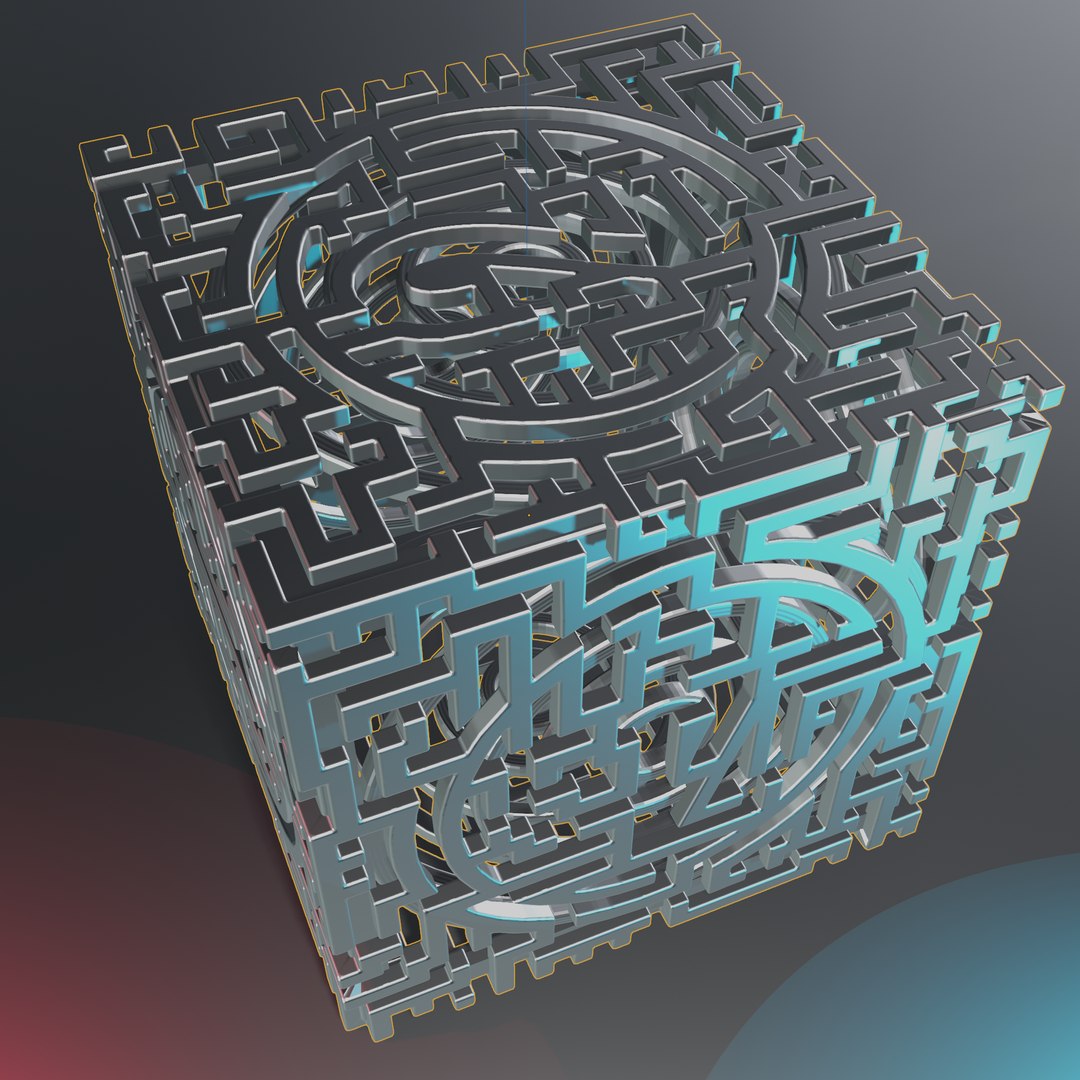 3D MODEL STL FILE CUBE LABYRINTH 2 3D Print Model 3D Model - TurboSquid ...