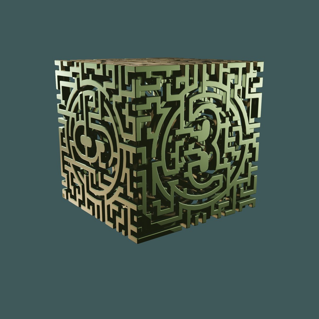 3D MODEL STL FILE CUBE LABYRINTH 2 3D Print Model 3D Model - TurboSquid ...