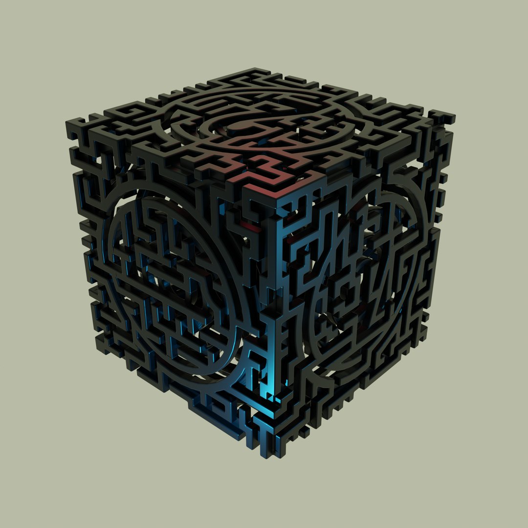 3D MODEL STL FILE CUBE LABYRINTH 2 3D Print Model 3D Model - TurboSquid ...