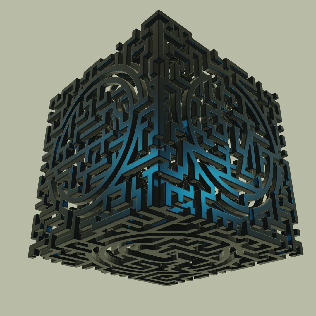 3D MODEL STL FILE CUBE LABYRINTH 2 3D Print Model 3D Model - TurboSquid ...