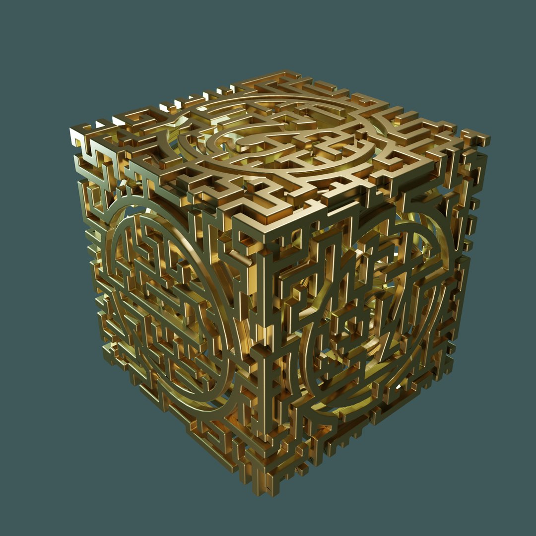 3D MODEL STL FILE CUBE LABYRINTH 2 3D Print Model 3D Model - TurboSquid ...