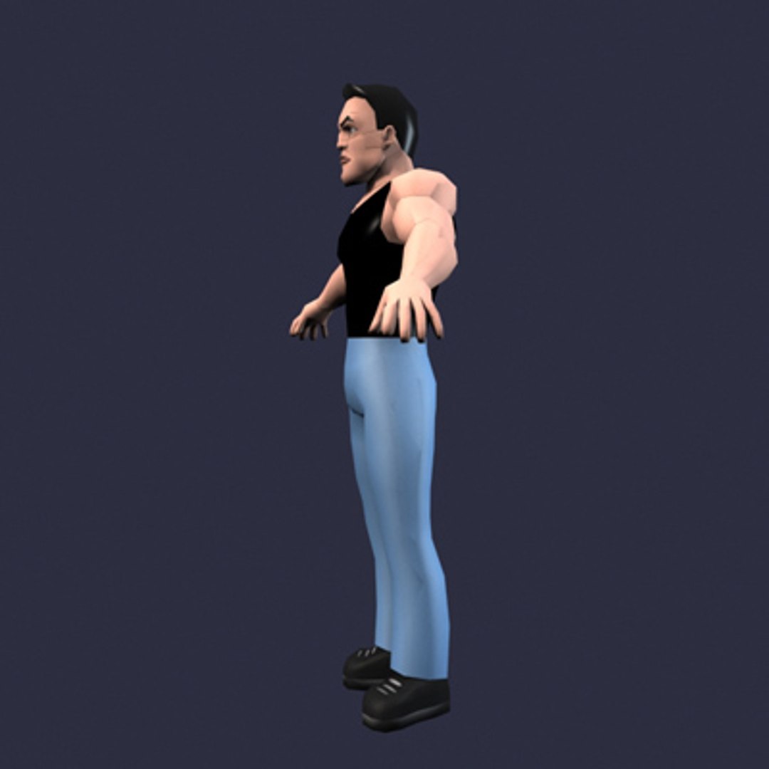 3ds max male man
